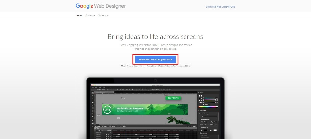 Google Web Designer教學-視覺化設計開發速成工具 - Astral Web 歐斯瑞有限公司