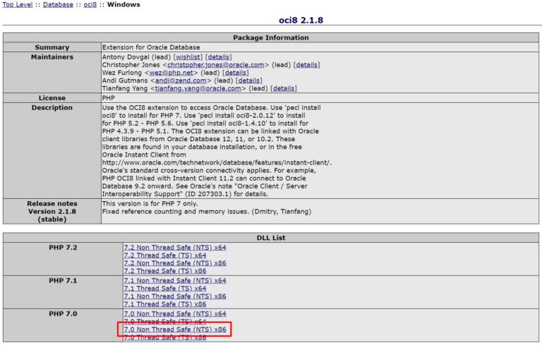 如何在windows Xampp環境裡，安裝、配置和啟用oracleconnect
