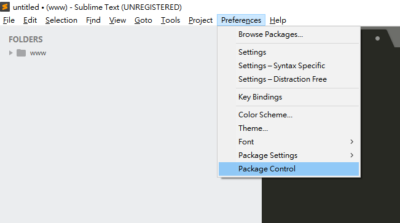 Sublime Text3 好用的SFTP套件