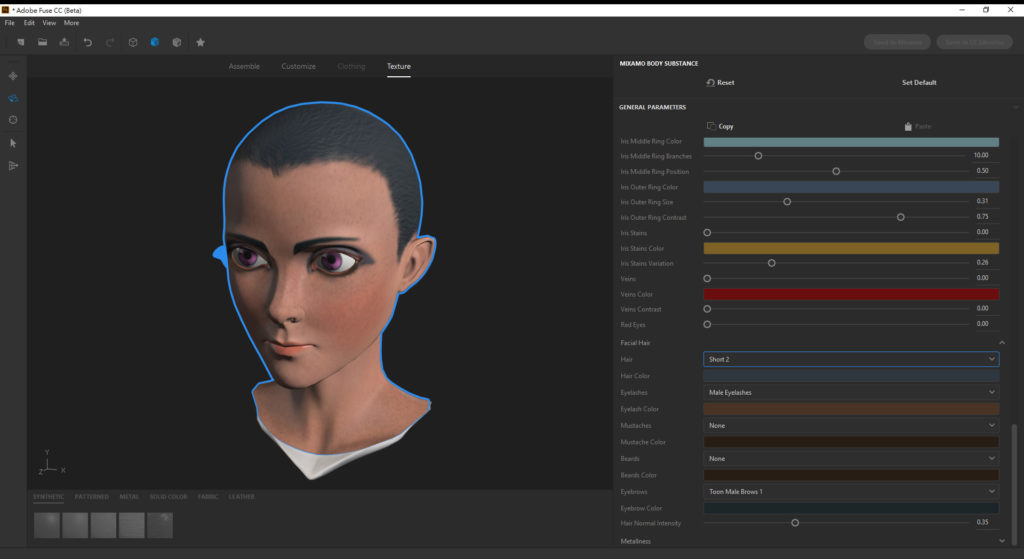 用Photoshop玩3D【Fuse CC系列】4 Fuse膚質調整 - Astral Web 歐斯瑞有限公司