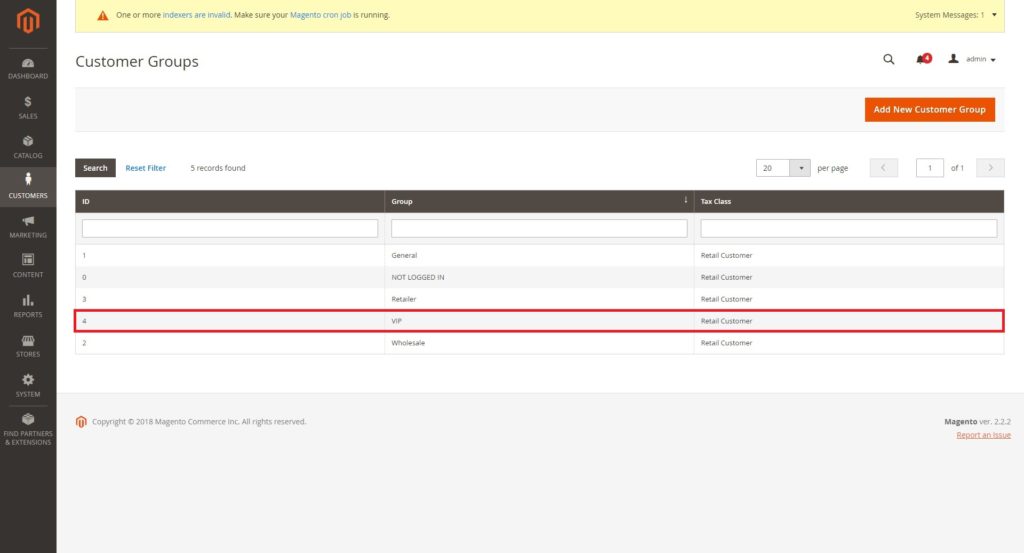如何在Magento 2 建立客戶群組 - Astral Web 歐斯瑞有限公司
