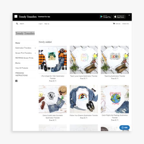 Trendy Transfers - Astral Web 歐斯瑞有限公司