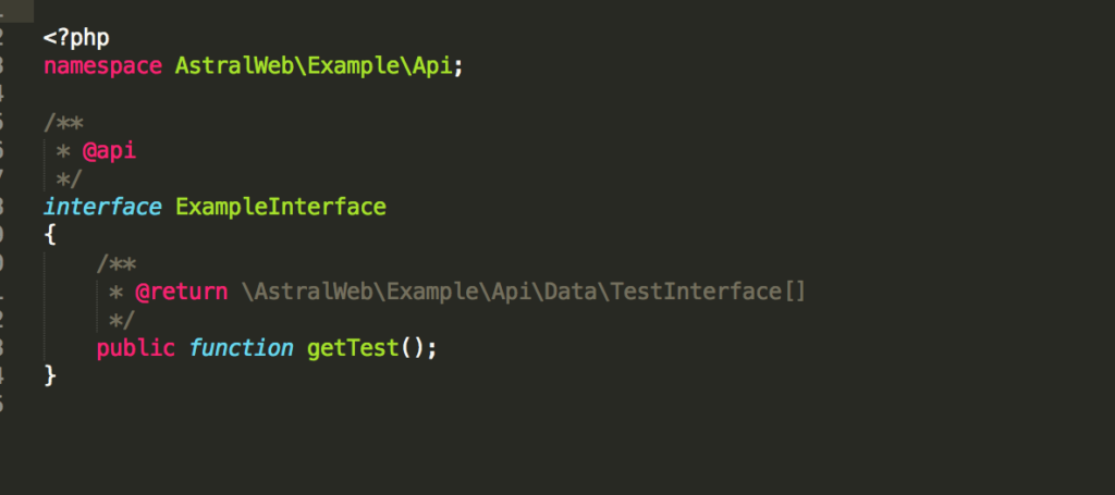 Magento2 開發 - 精確定義API回傳介面 - Astral Web 歐斯瑞有限公司
